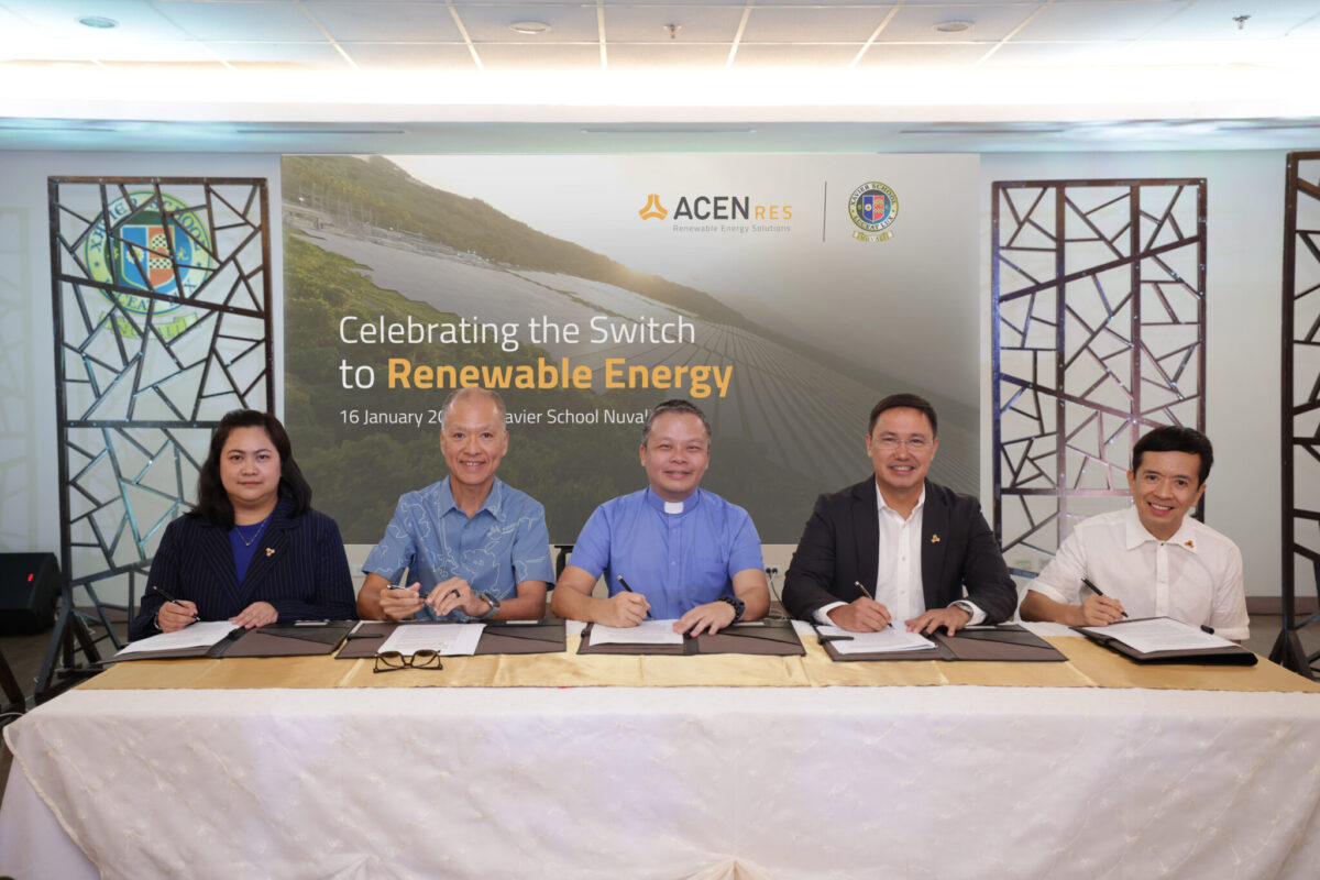 ACEN Partners with Xavier School Nuvali for 100% RE transition